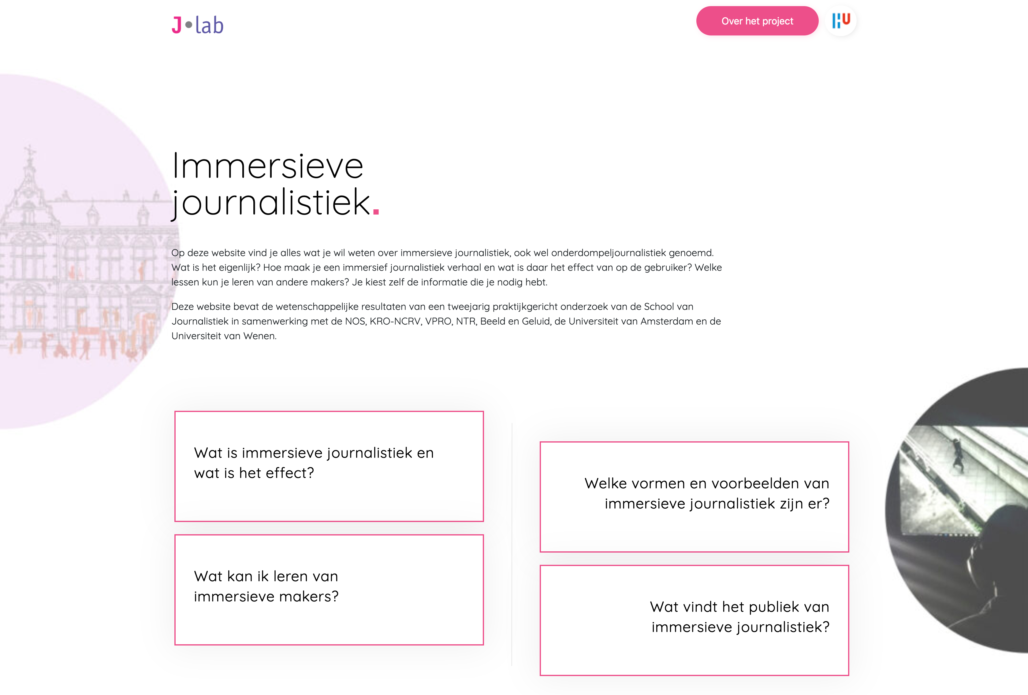 Immersieve Journalistiek - Alles over immersieve journalistiek